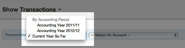 Show Transactions – FreeAgent Support SANDBOX