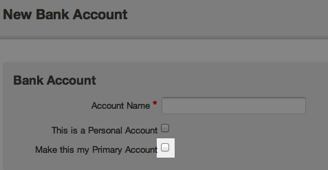 Add a new bank account – English US Sandbox