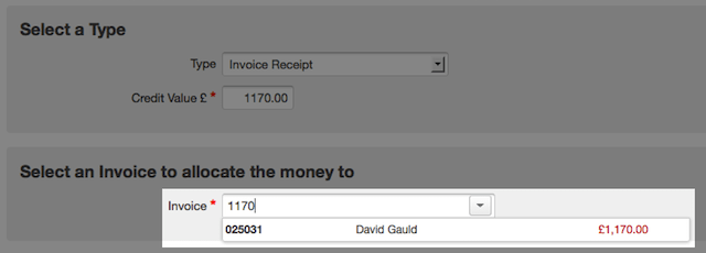 Pay off multiple invoices in one payment – FreeAgent Support SANDBOX