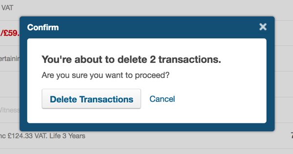 Editing and removing bank transaction explanations – FreeAgent Support ...