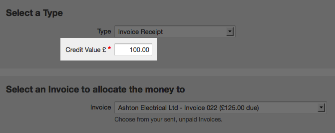 Split a transaction for commission or charges deducted – English US Sandbox