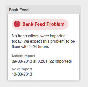 Bank Feed - FAQs – English US Sandbox