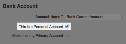 Edit a bank account – English US Sandbox