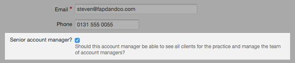 New account manager – English US Sandbox