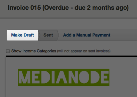 Correct a paid invoice – FreeAgent Support SANDBOX