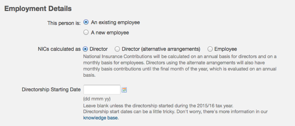 Setting up and running payroll – FreeAgent Support SANDBOX
