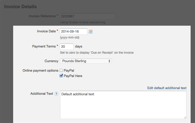Create an invoice as part of a project – FreeAgent Support SANDBOX