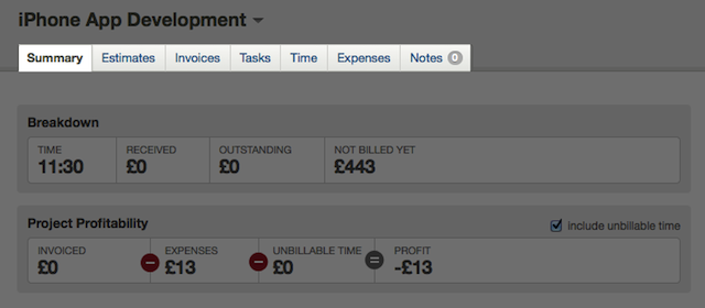 View or edit a project – English US Sandbox